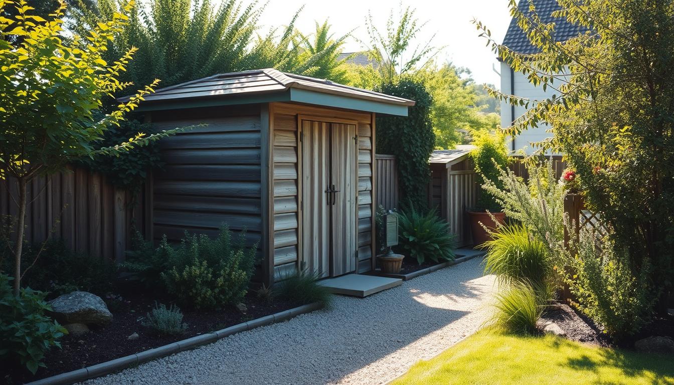 Gartenhaus An Der Grundstücksgrenze